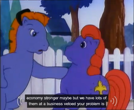 #358794 - safe, screencap, lancer, teddy, earth pony, pony, g1, my ...