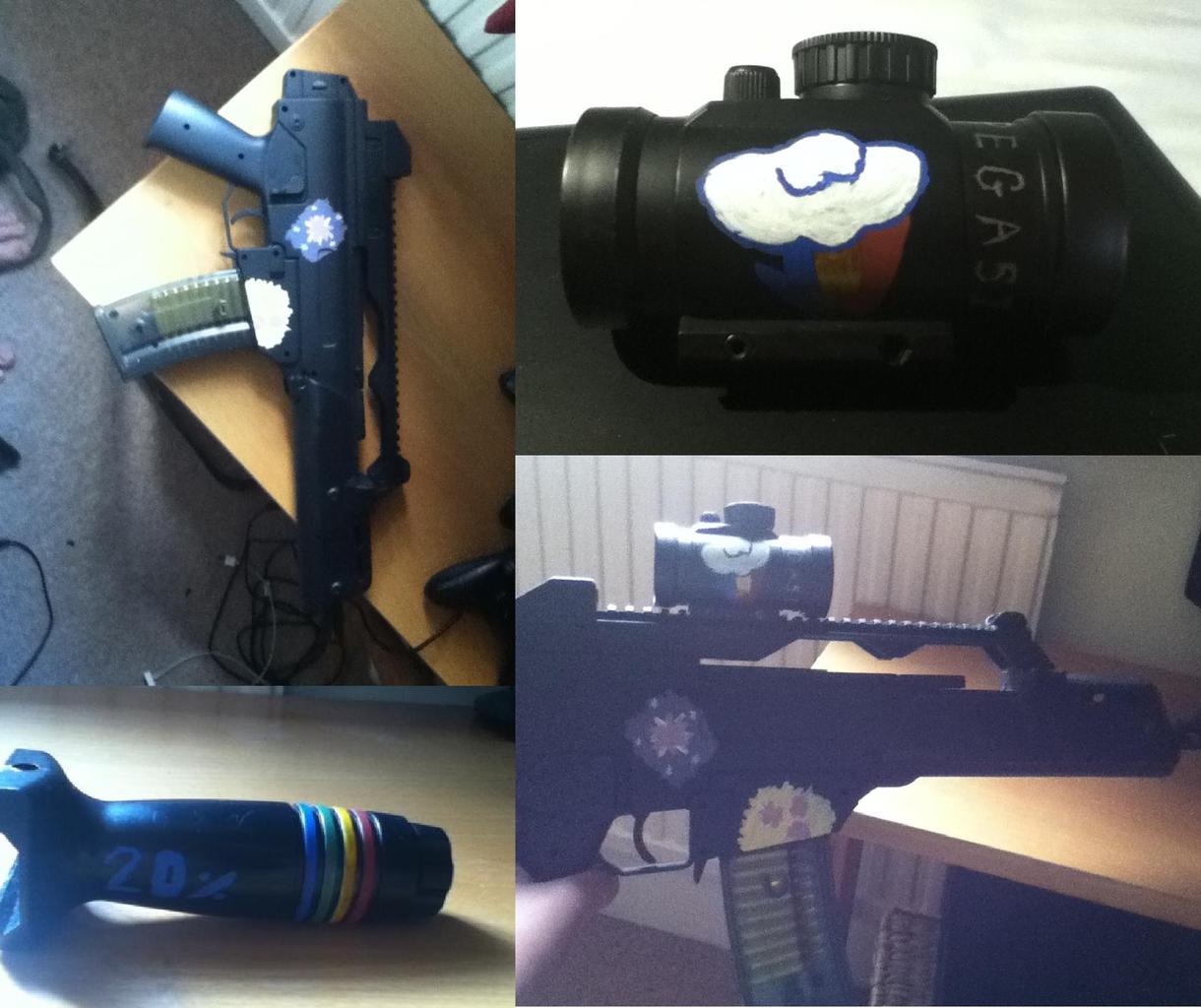 #341204 - safe, airsoft, customized toy, cutie mark, g36, gun, gunified ...