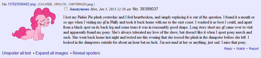 #341283 - safe, pinkie pie, female, plushie, ponychan, ponychan ...