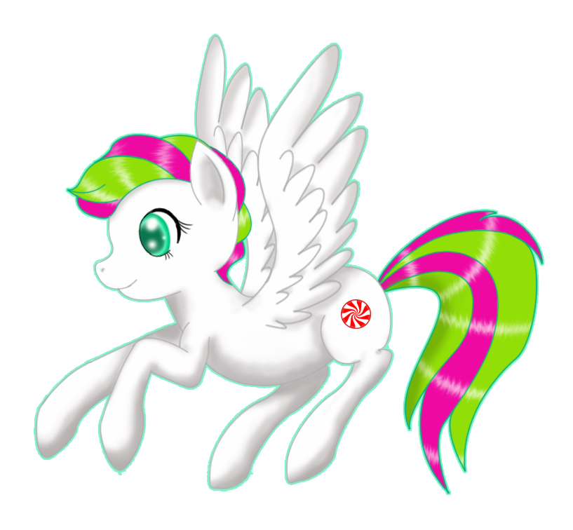 #343336 - safe, artist:whitecloud72988, oc, oc only, oc:peppermint sky, solo - Derpibooru