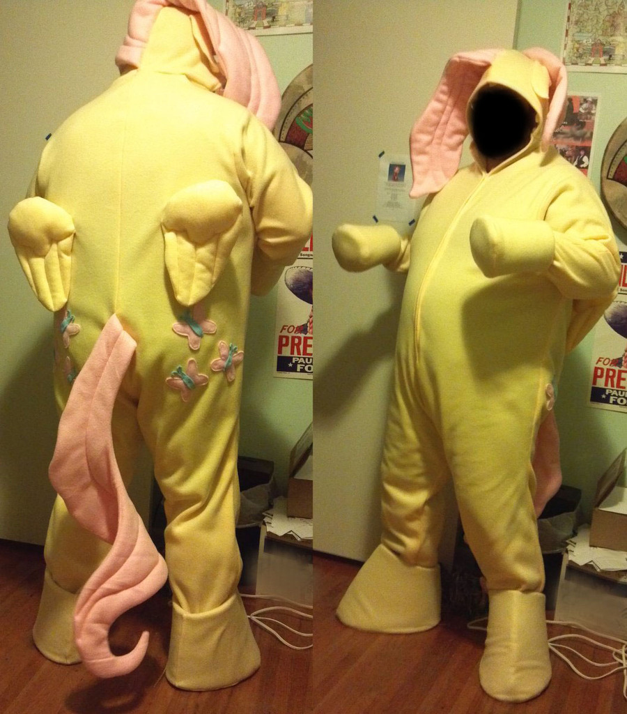 #344092 - safe, fluttershy, clothes, cosplay, fursuit, irl, photo, suit ...