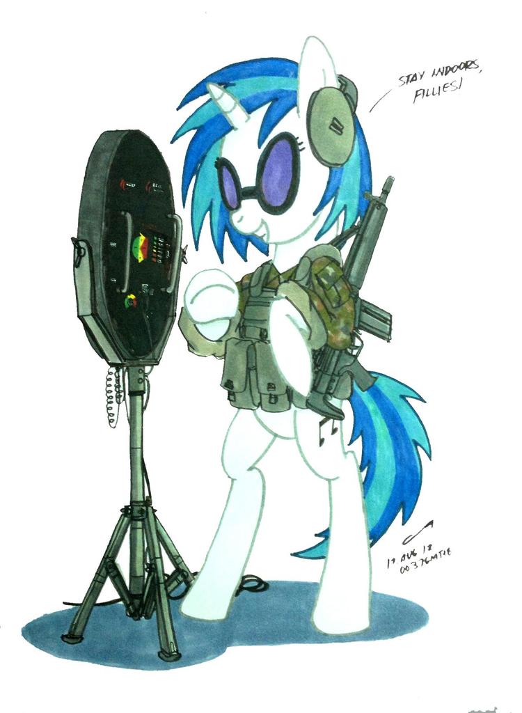#369367 - safe, artist:buckweiser, dj pon-3, vinyl scratch, pony, g4 ...