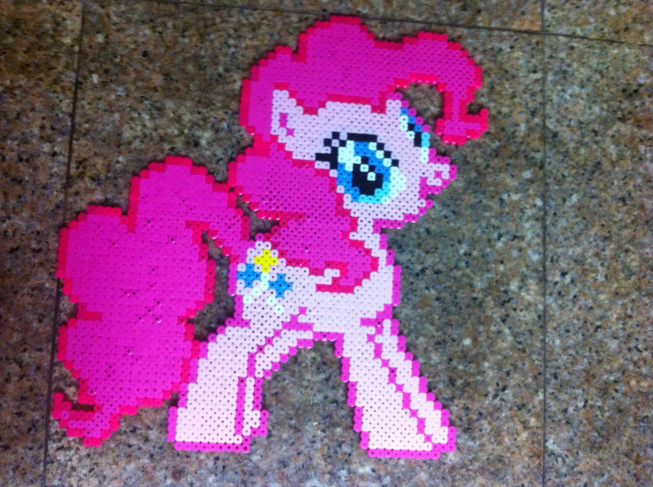 #370228 - safe, artist:birdseednerd, pinkie pie, female, perler beads ...