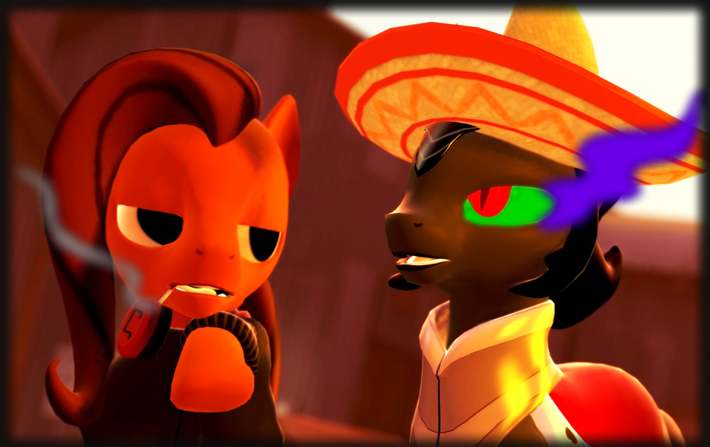 #370470 - safe, artist:commodor-richter, fluttershy, king sombra, 3d ...