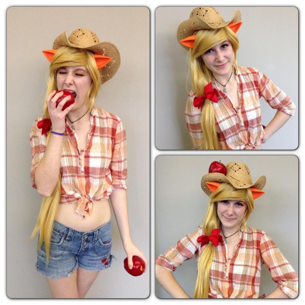 #371092 - safe, applejack, human, cosplay, irl, irl human, photo ...