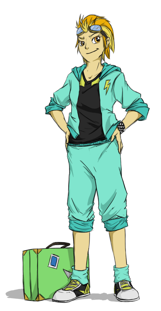 #373826 - safe, artist:7th-derp, lightning dust, human, g4, female ...