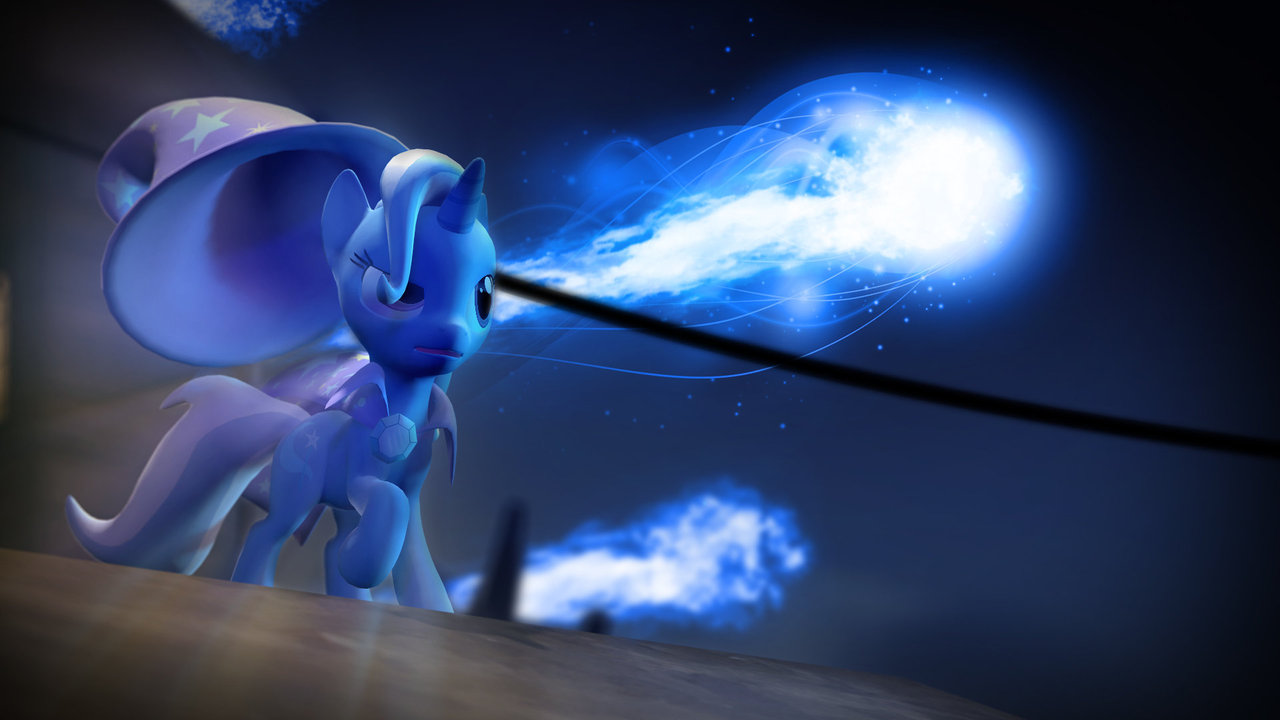 #374333 - safe, artist:wawor, trixie, pony, unicorn, 3d, female, gmod ...