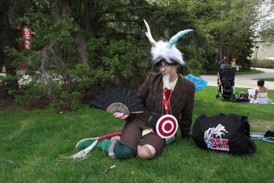 #378038 - safe, artist:jaiharock, discord, human, cosplay, grass, irl ...