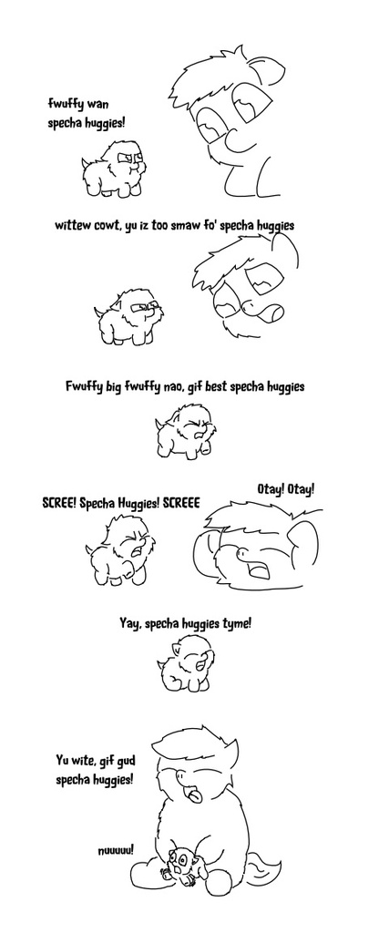 #362394 - explicit, grimdark, fluffy pony, cheek puffing, comic, fluffy ...