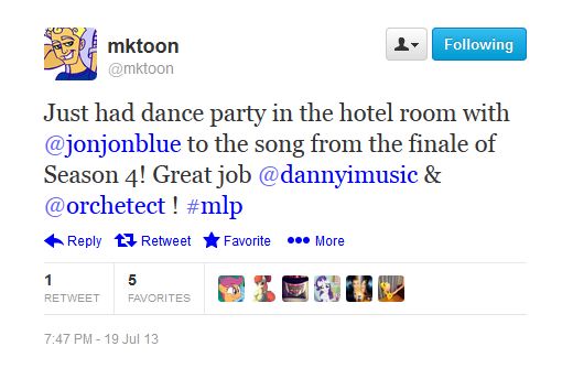 #379065 - safe, g4, season 4, mike vogel, song, text, twitter - Derpibooru