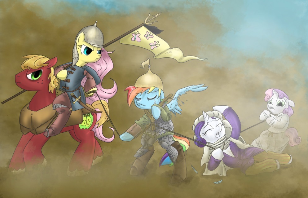 #383129 - artist needed, semi-grimdark, big macintosh, fluttershy ...