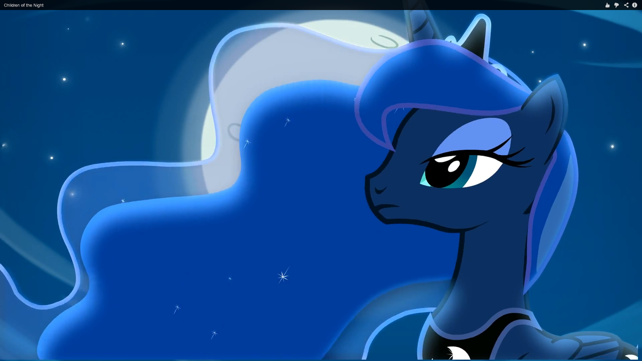 #383510 - safe, princess luna, children of the night, g4, female, moon ...