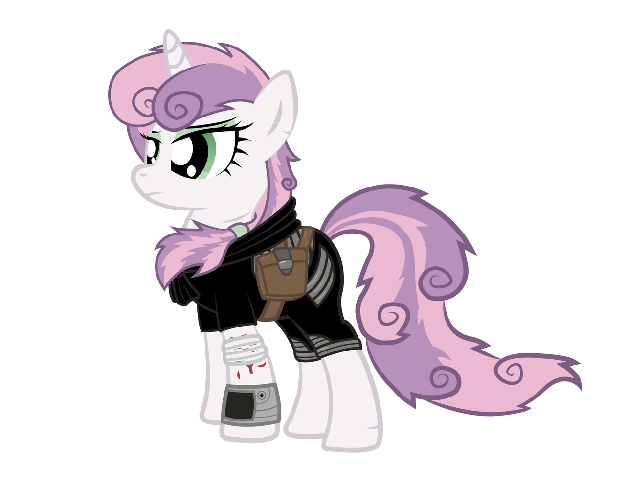 #385154 - safe, artist:alexorangel, sweetie belle, fallout equestria ...