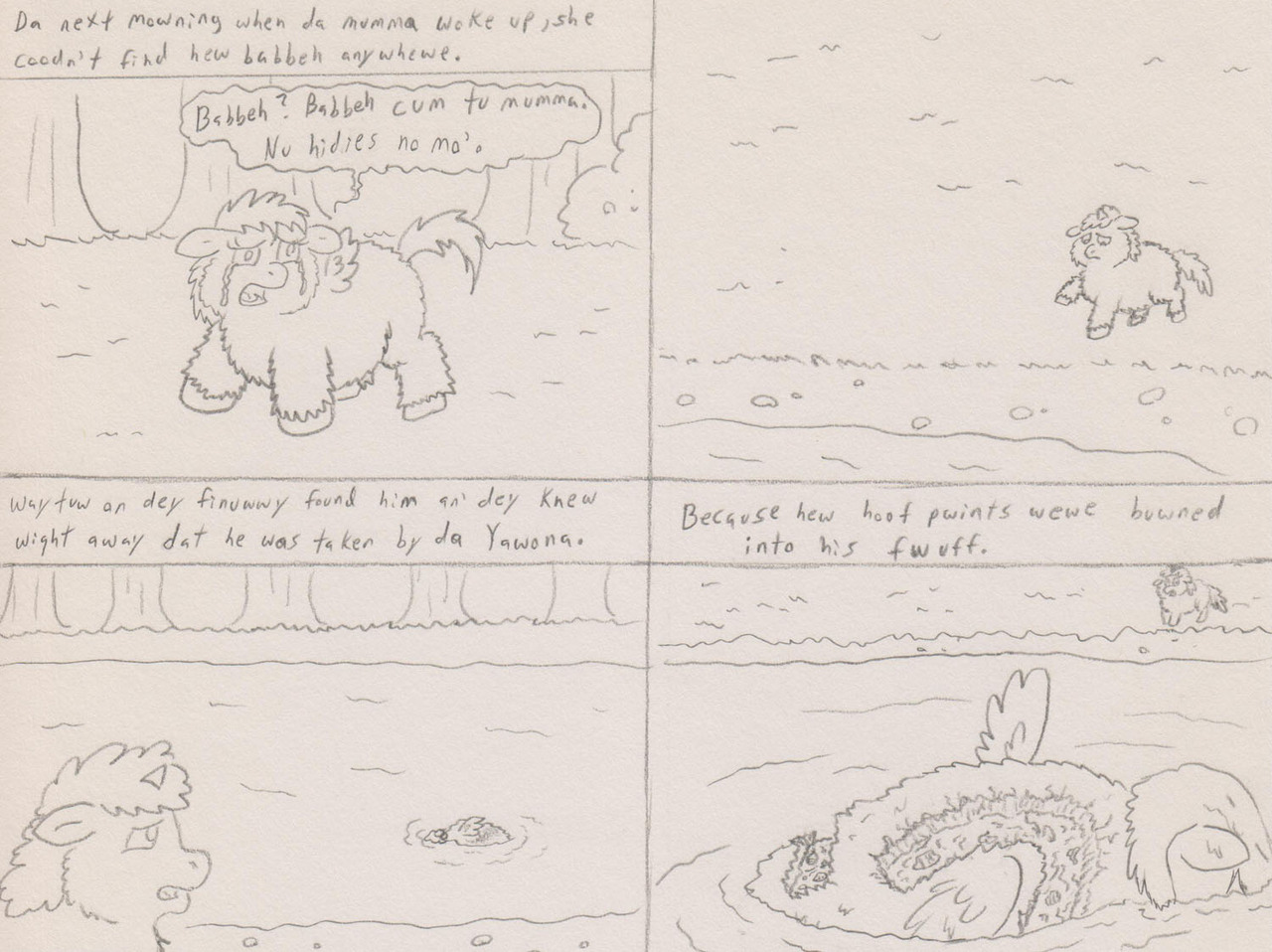 #363221 - grimdark, artist:santanon, fluffy pony, comic, crying, fluffy ...