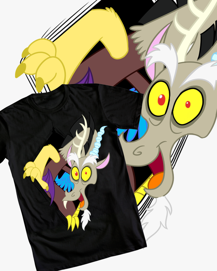 #363960 - safe, discord, g4, clothes, shirt - Derpibooru