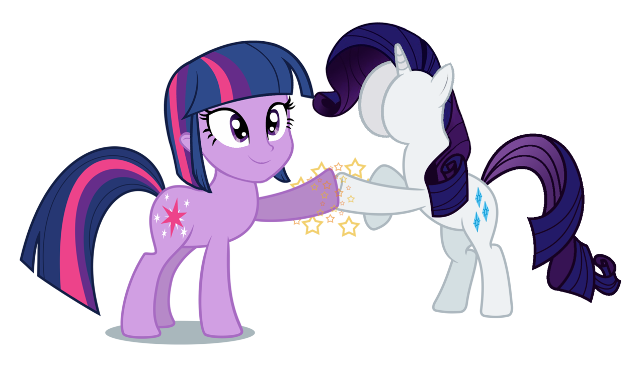 #364583 - safe, artist:php50, rarity, twilight sparkle, hybrid, pony ...