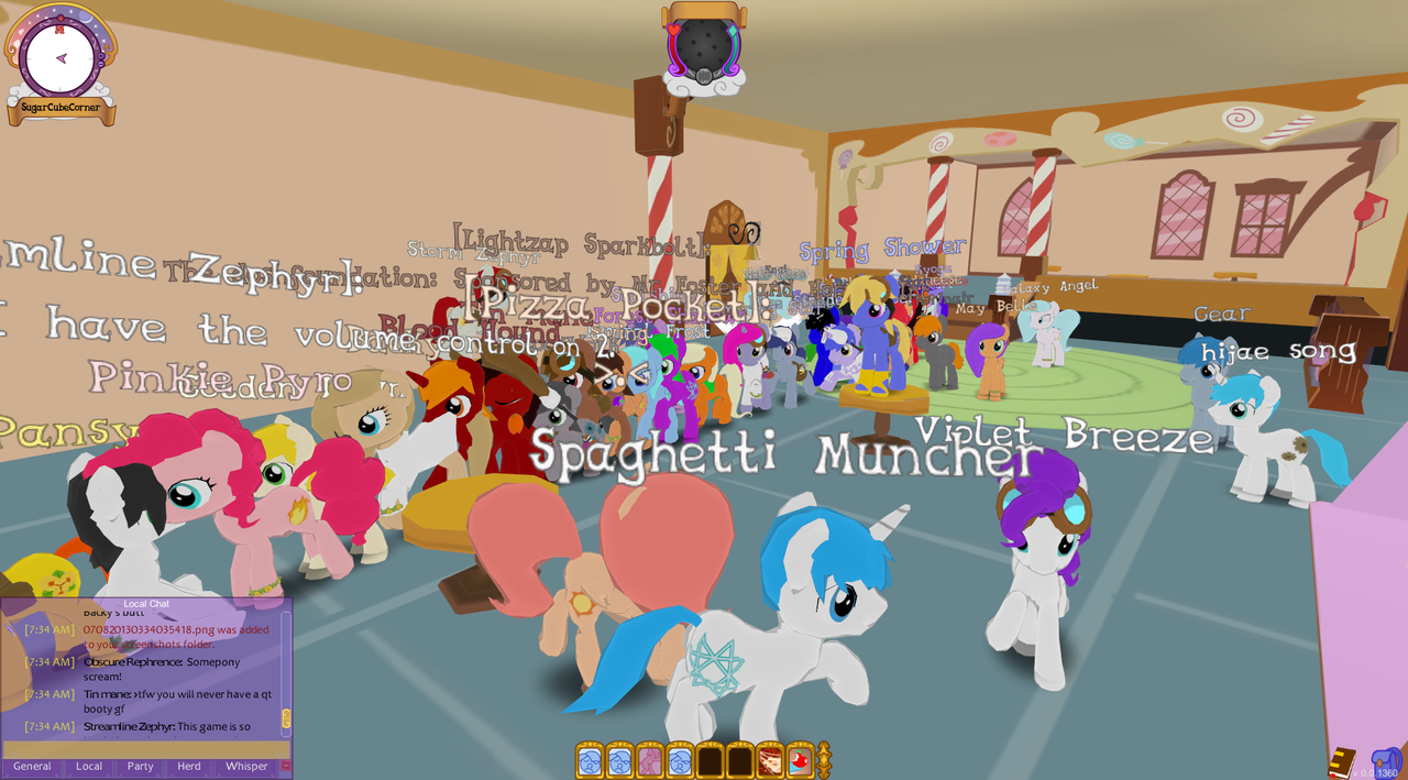 #367335 - safe, screencap, oc, oc only, oc:backy, oc:dreamsicle, legends of equestria, conga ...