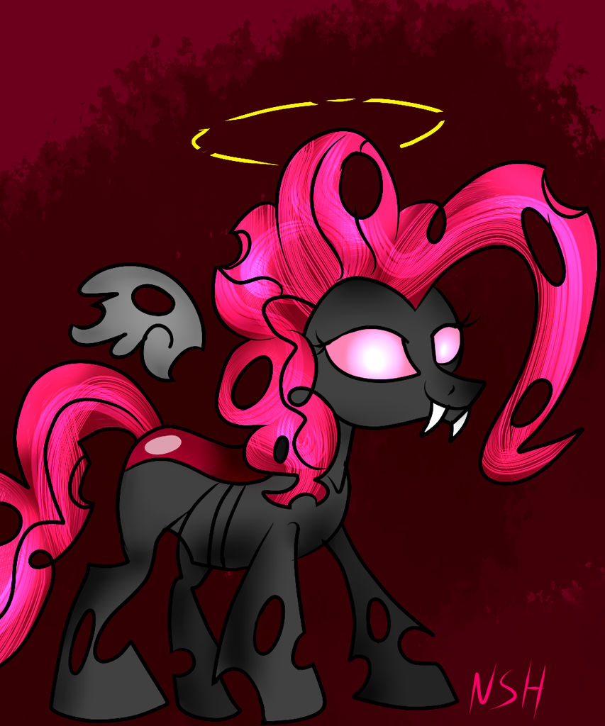 #388098 - safe, artist:novaspark, pinkie pie, changeling, g4 ...