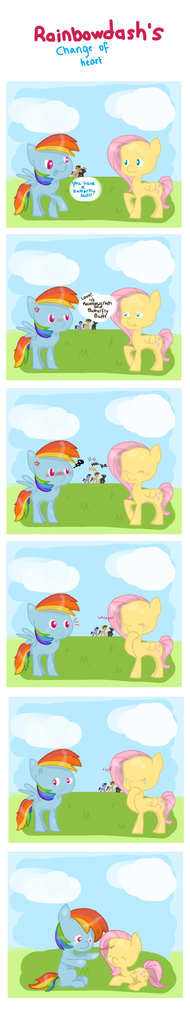 #397843 - safe, artist:bluesparks4, fluttershy, rainbow dash, g4, blank flank, comic - Derpibooru