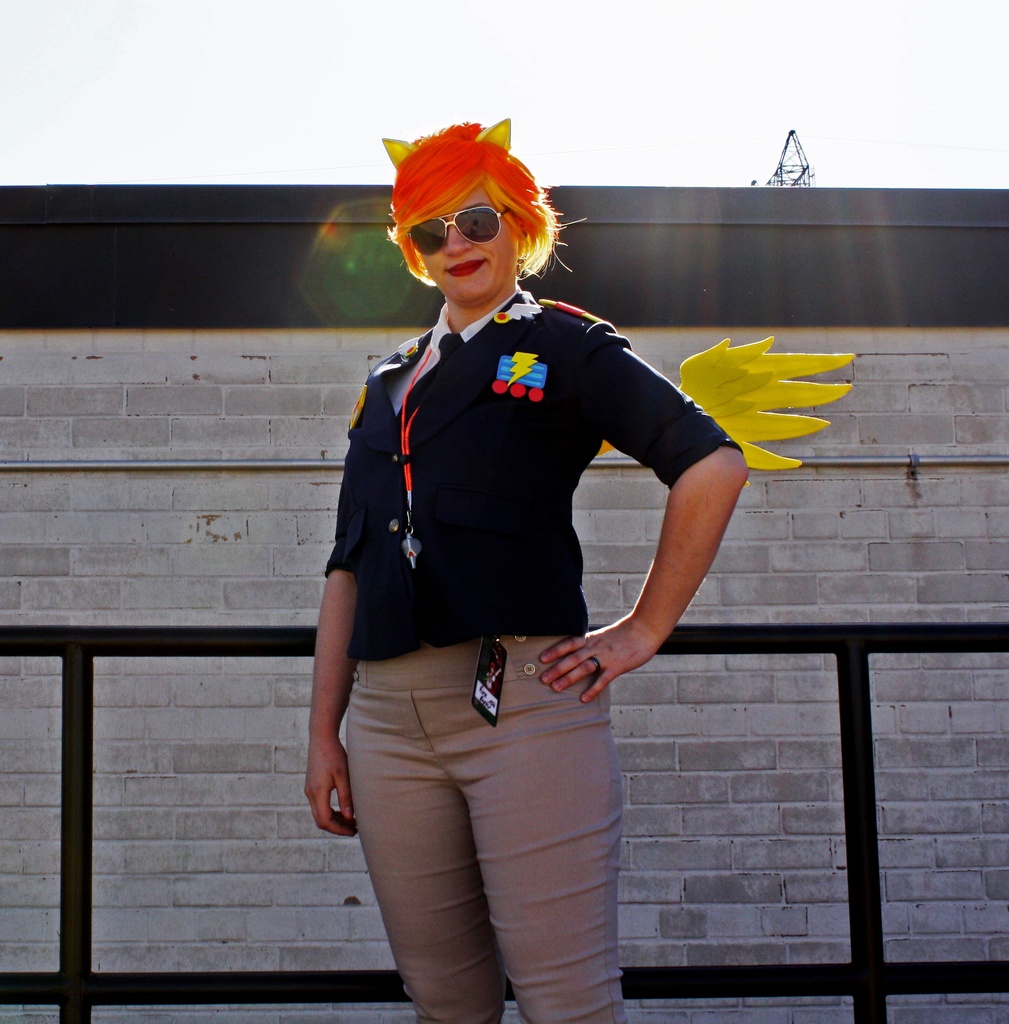 #398924 - safe, artist:rizden, spitfire, human, bronycon, anime north ...