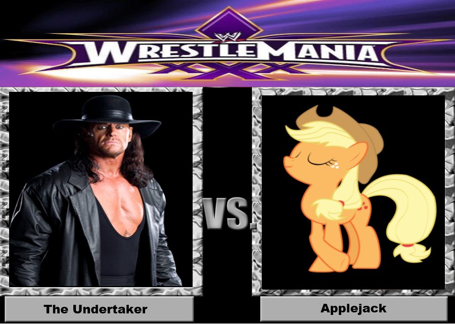 #399577 - safe, applejack, g4, death battle, the undertaker ...