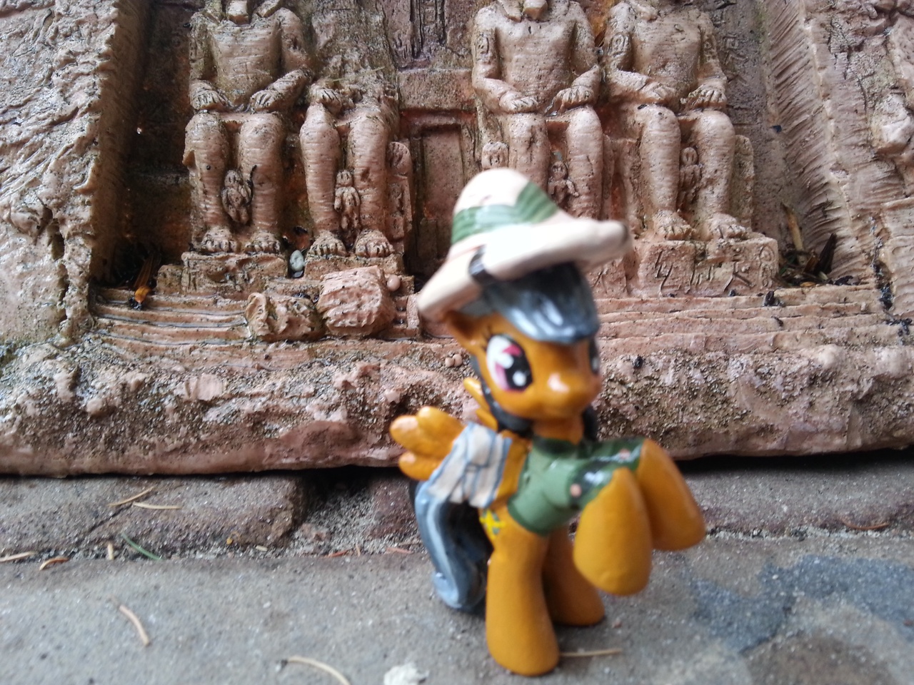 #399736 - safe, artist:balthazar147, daring do, g4, customized toy ...