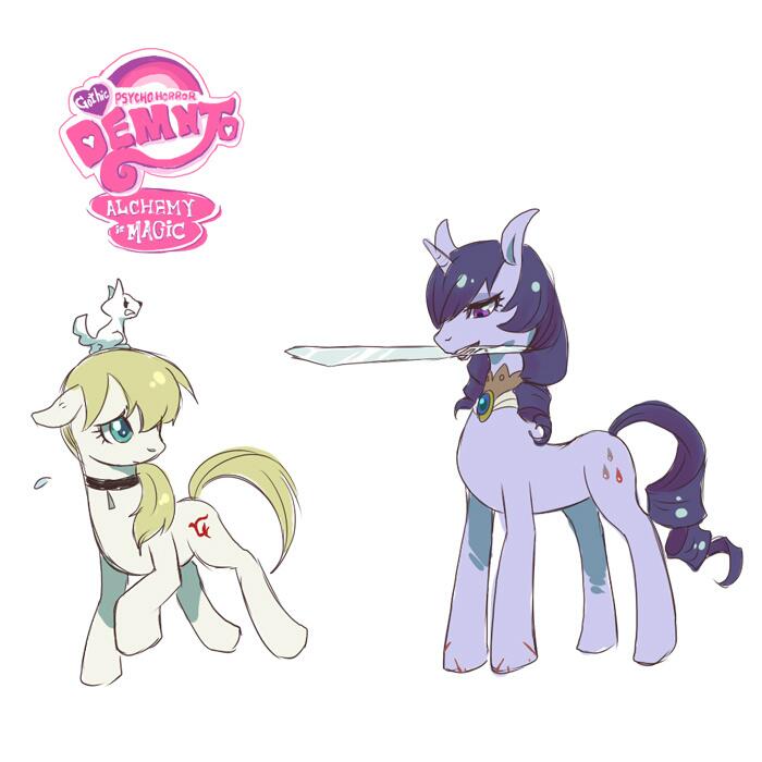 #400703 - safe, demento, fiona, haunting ground, ponified - Derpibooru