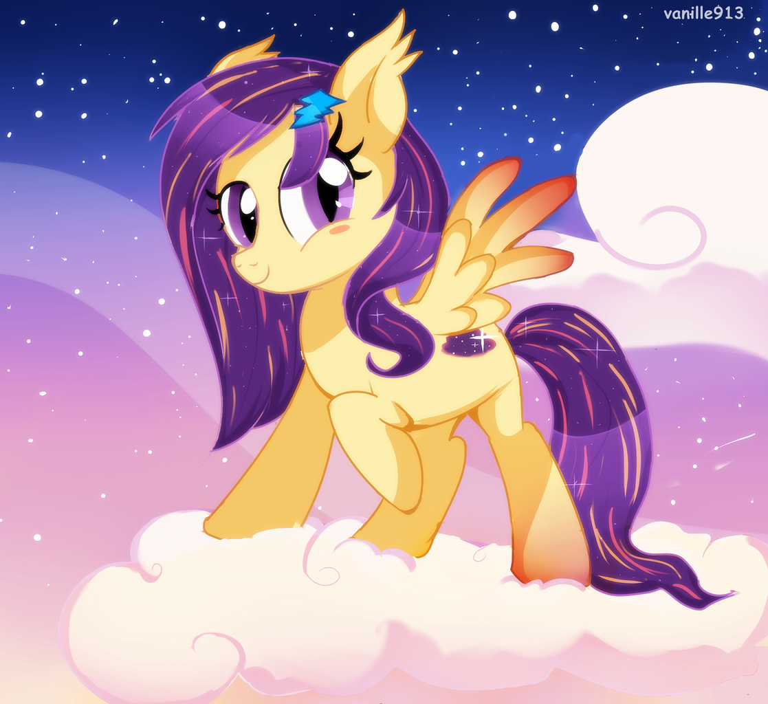 #402152 - safe, artist:spookyle, oc, oc only, oc:dreamy skies, cloud, cloudy, solo - Derpibooru