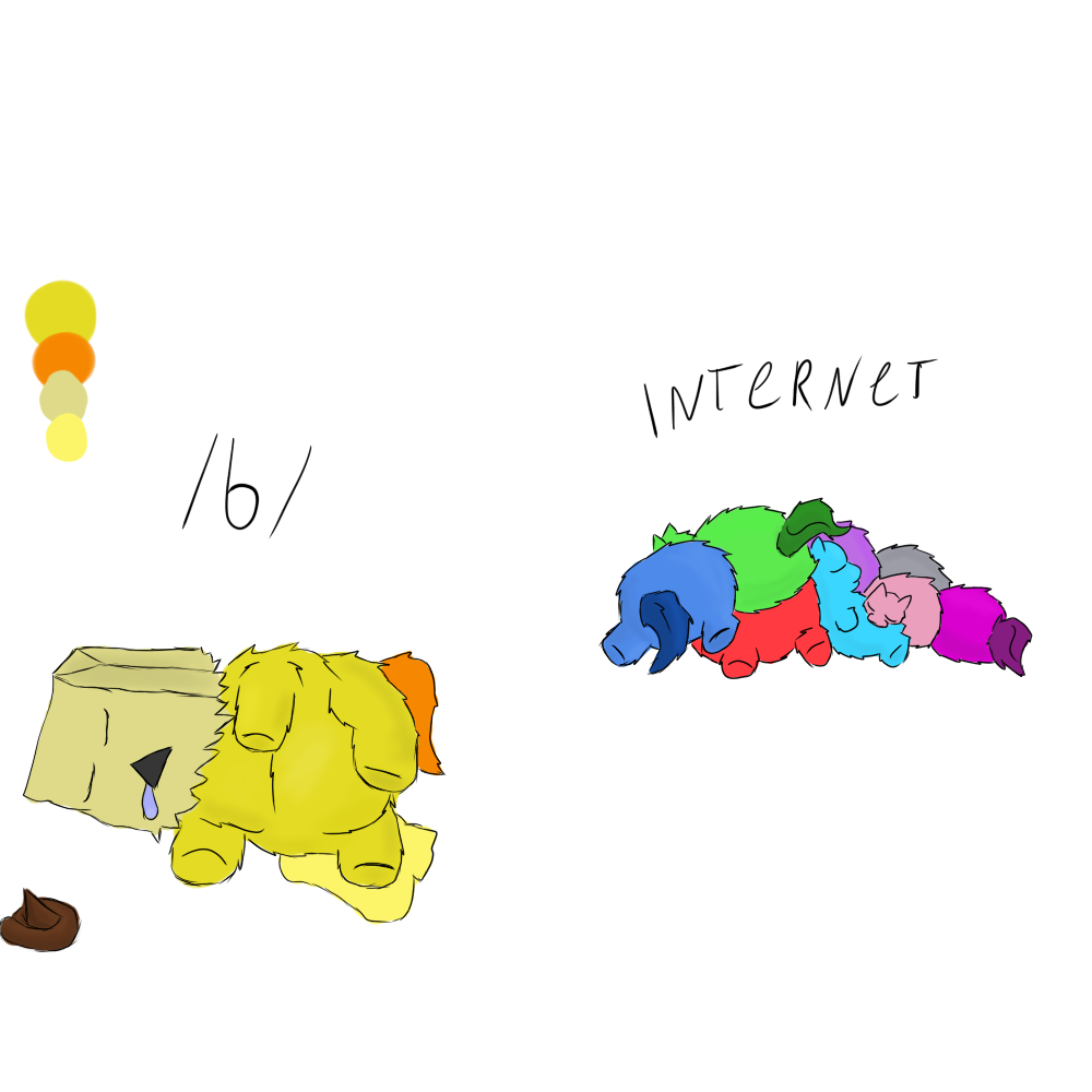#389572 - safe, fluffy pony, /b/, drool, fluff pile, meta, poop ...