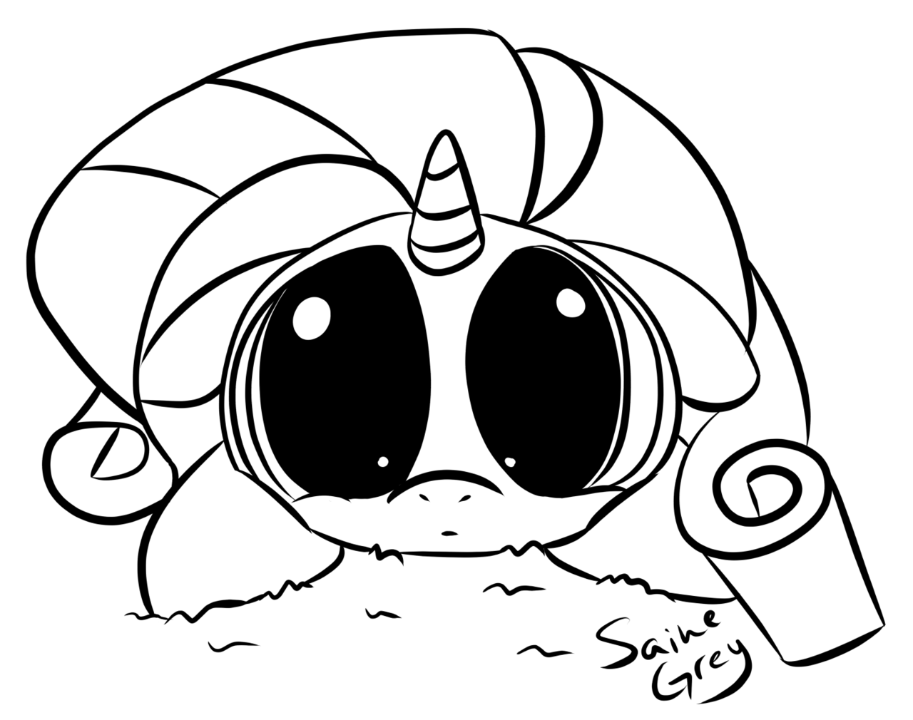 #389655 - safe, artist:saine grey, rarity, female, monochrome, solo ...