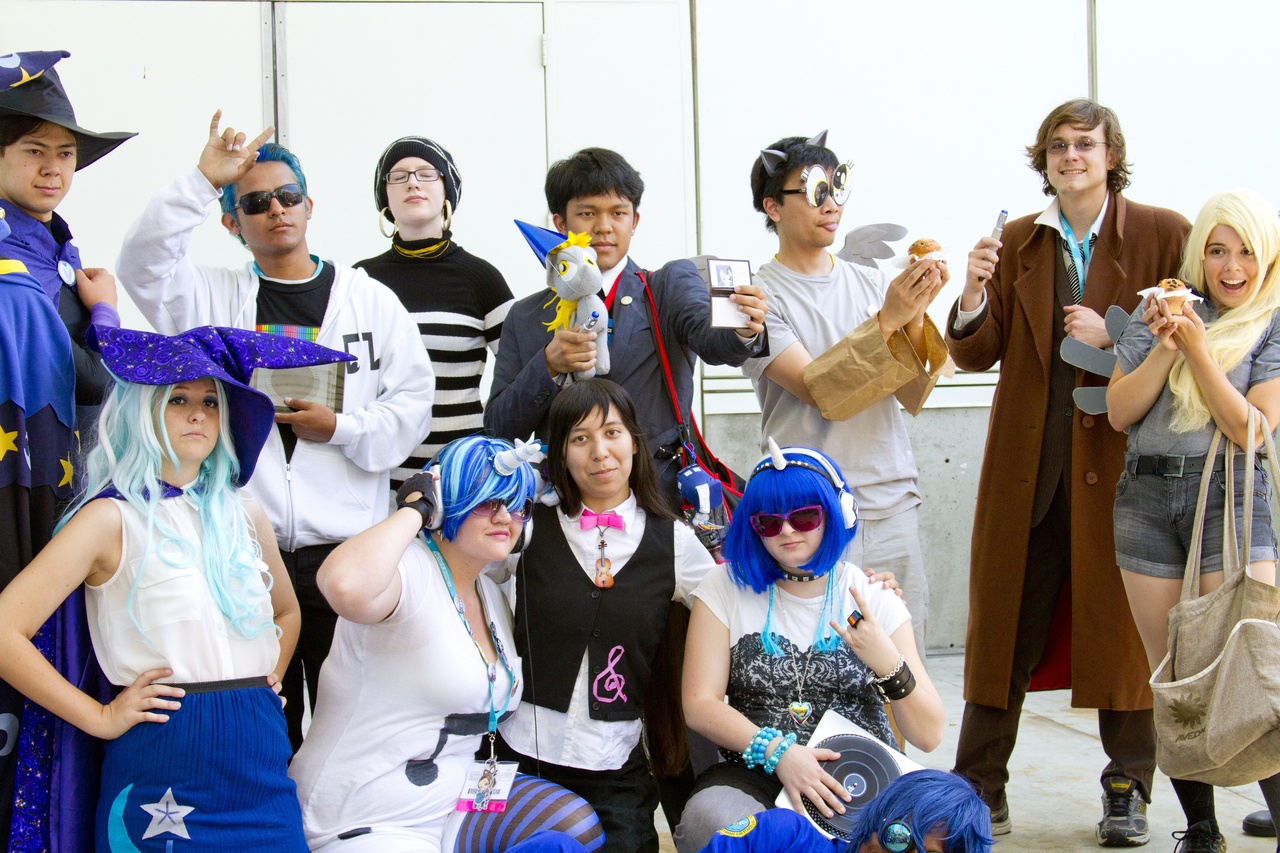 #405959 - safe, artist:tiny rage cosplay, derpy hooves, dj pon-3 ...