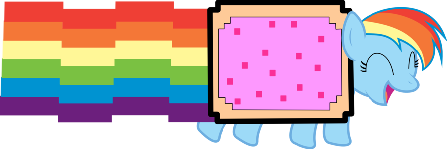 #411007 - safe, rainbow dash, g4, female, nyan dash, simple background, solo, transparent ...