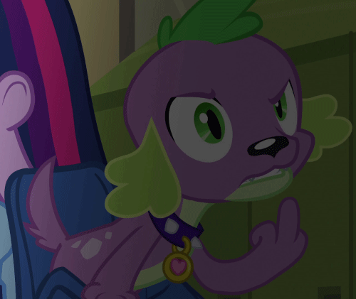 #411921 - safe, edit, edited screencap, screencap, spike, twilight ...