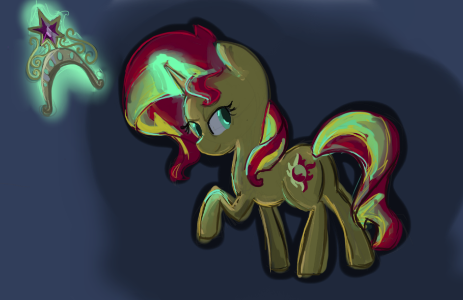 #412153 - safe, artist:berryden, sunset shimmer, pony, unicorn, g4 ...