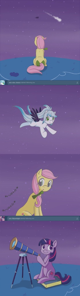 #413007 - safe, artist:shiaran, posey, twilight sparkle, oc, oc:star ...