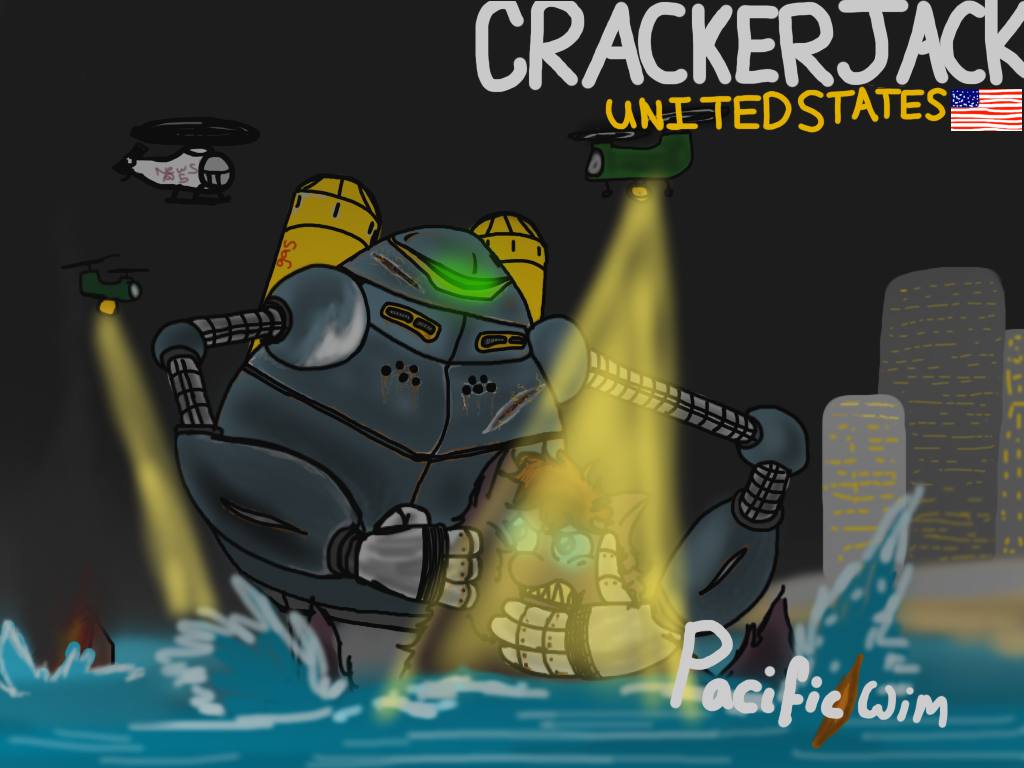 #413291 - safe, artist:aichi, fluffy pony, kaiju, pacific rim, parody ...