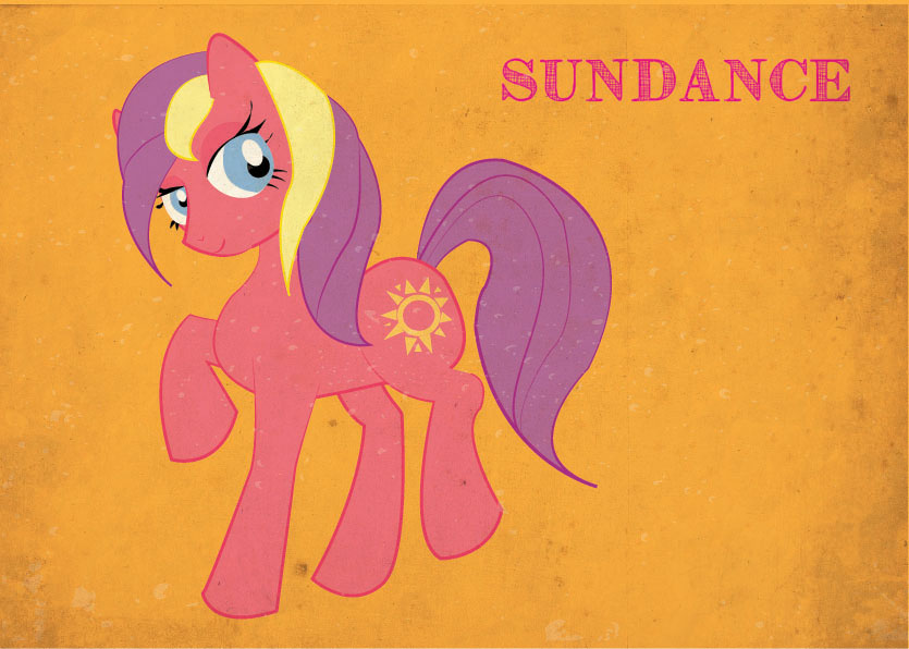 #413574 - safe, artist:zuza182, sundance (g2), sunsparkle, g2, g4 ...