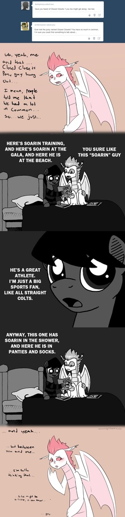 #389733 - safe, fizzle, oc, oc:closed closets, dragon, ask straight ...