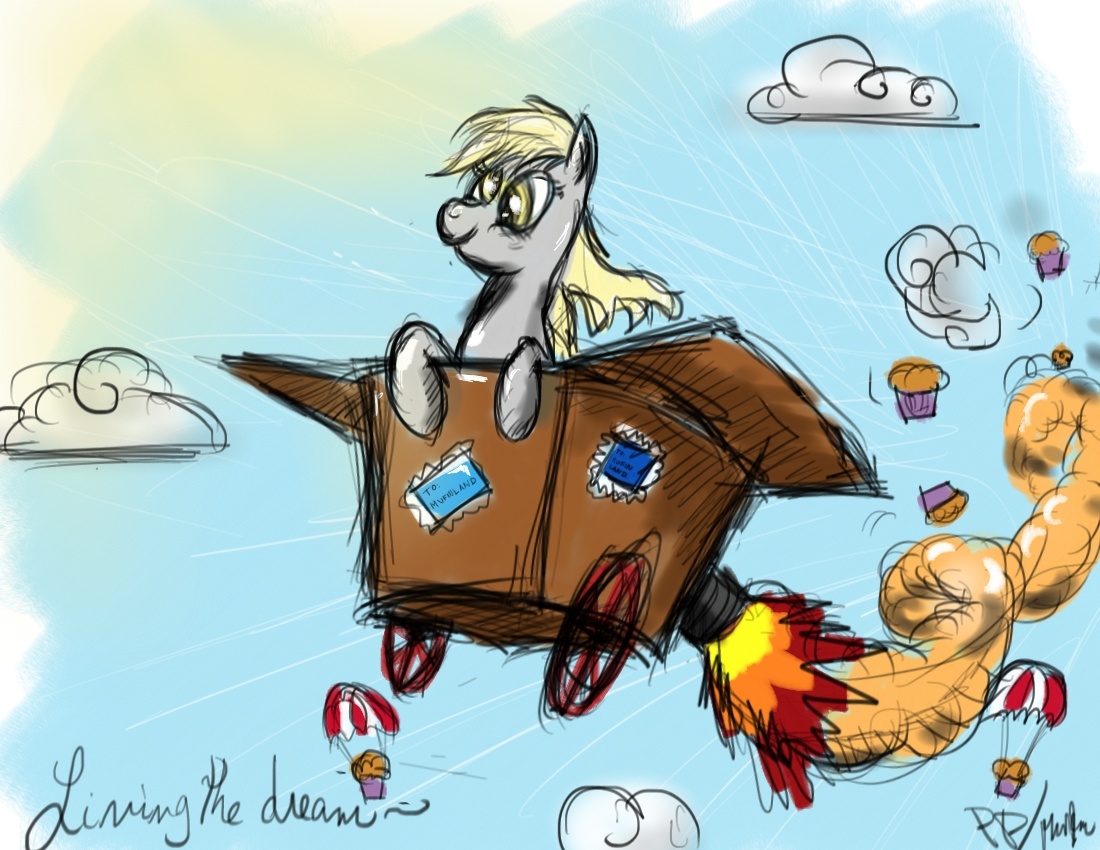 #390333 - safe, artist:peperoger, derpy hooves, pegasus, pony, g4 ...