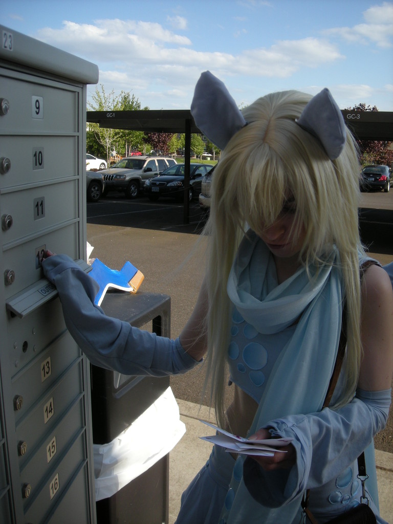 #415576 - safe, artist:yamatanokaguya, derpy hooves, human, cosplay ...