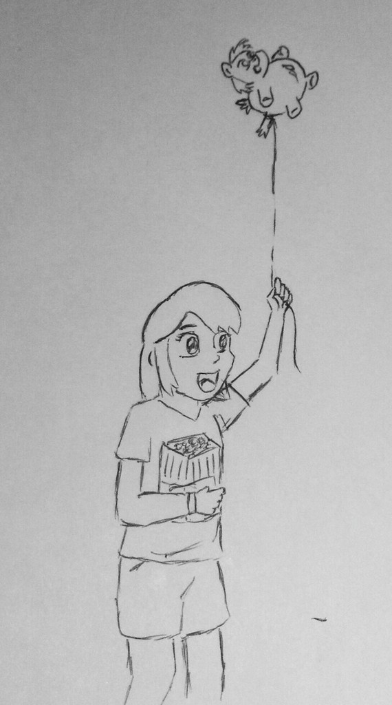 #391578 - safe, artist:fluffsplosion, fluffy pony, human, balloon ...