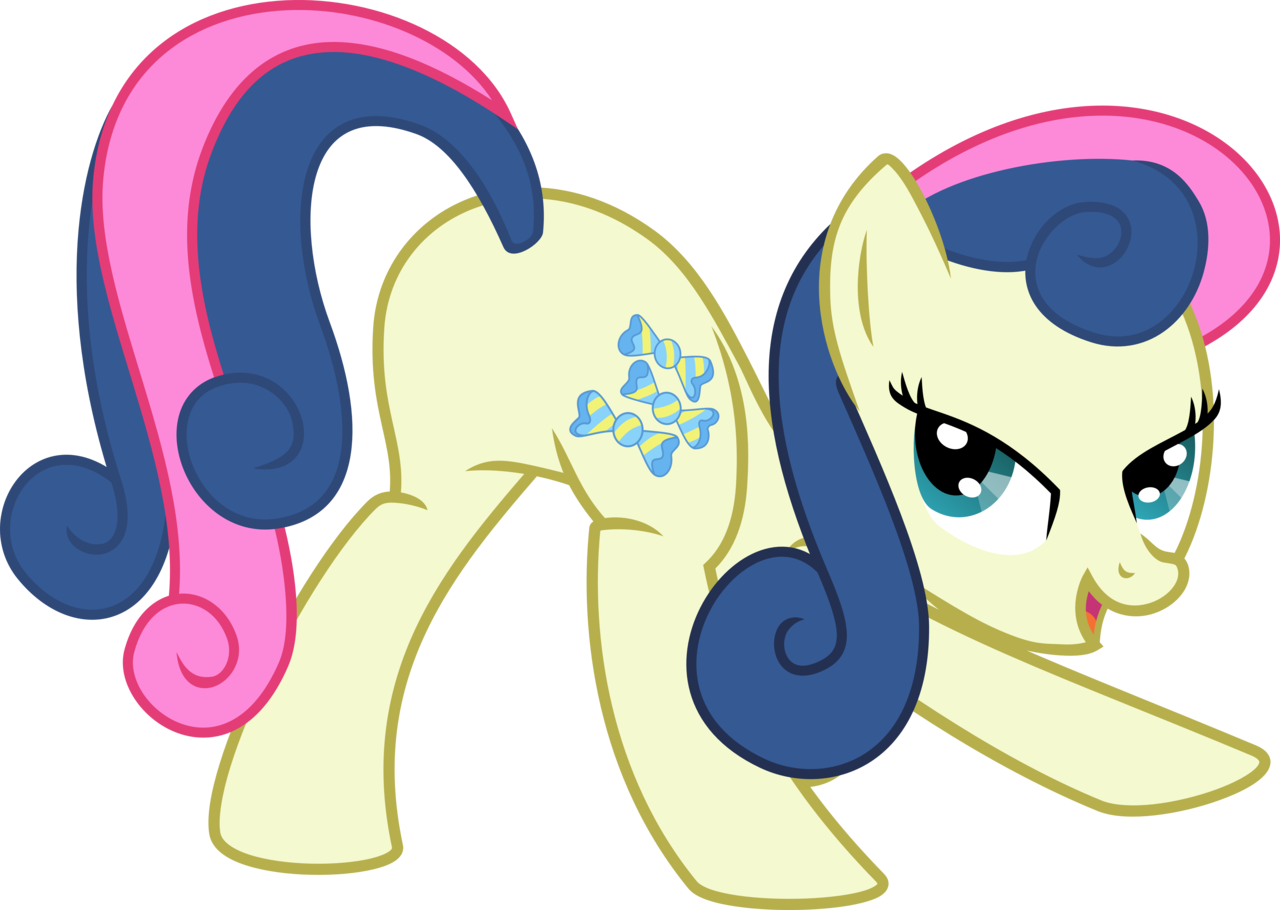 #395702 - safe, artist:baka-neku, bon bon, sweetie drops, g4, absurd ...