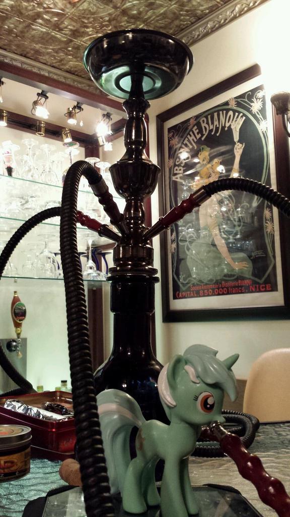 #415886 - safe, funko, hookah, irl, photo, smoking, toy - Derpibooru
