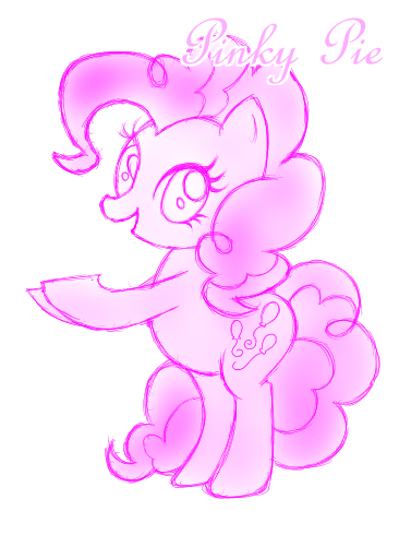 #424161 - safe, artist:amatan-pe, pinkie pie, female, pixiv, solo ...