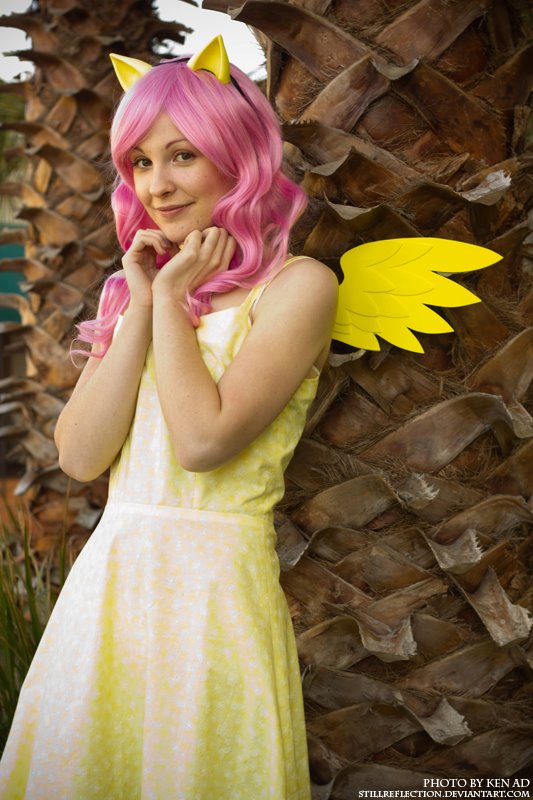 #424800 - safe, artist:melfinacosplay, fluttershy, human, g4, cosplay ...