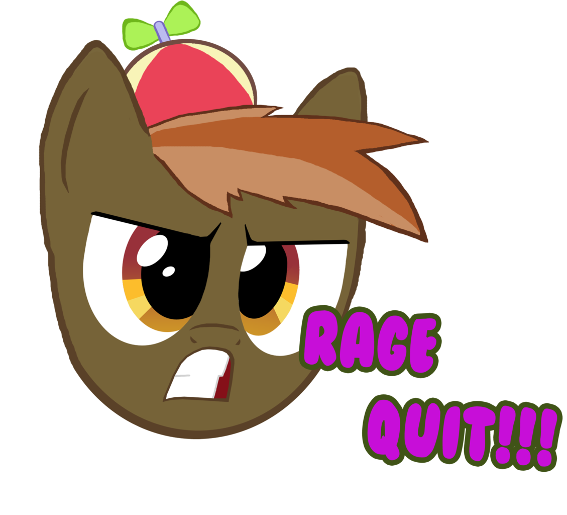 #426018 - safe, artist:flare-chaser, button mash, earth pony, g4, angry ...