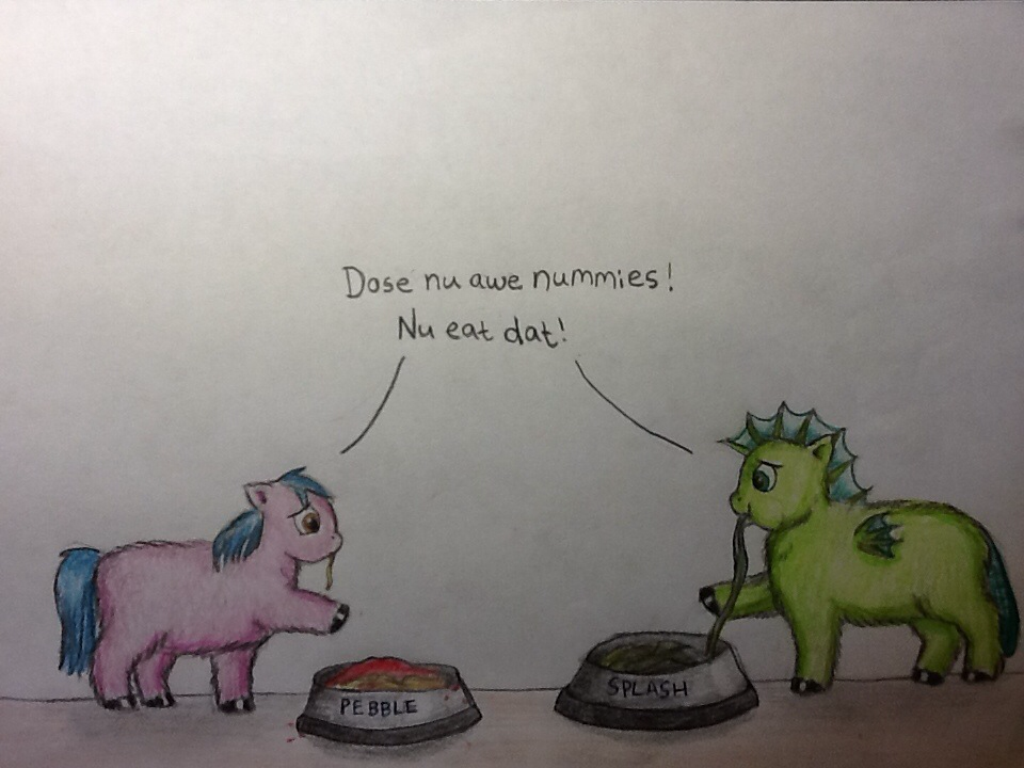 #430920 - safe, artist:waggytail, fluffy pony, kelp, sea fluffies ...