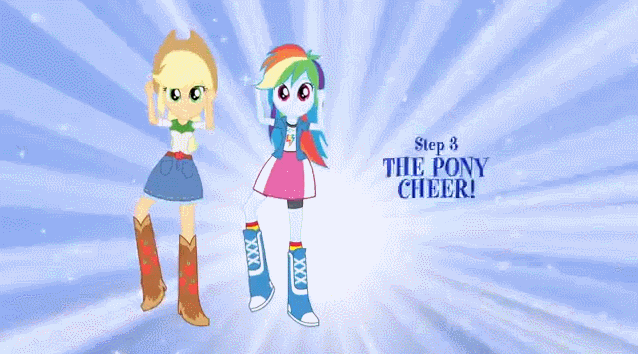 #417516 - safe, applejack, rainbow dash, equestria girls, g4, animated ...