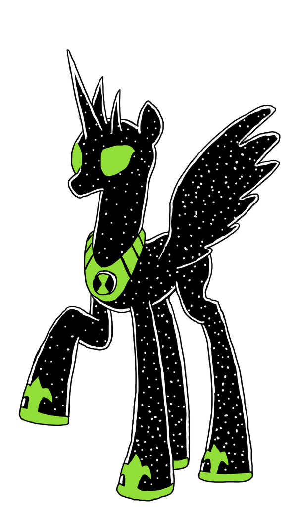 #431051 - safe, artist:megaartist923, alicorn, alien, alien pony, pony ...