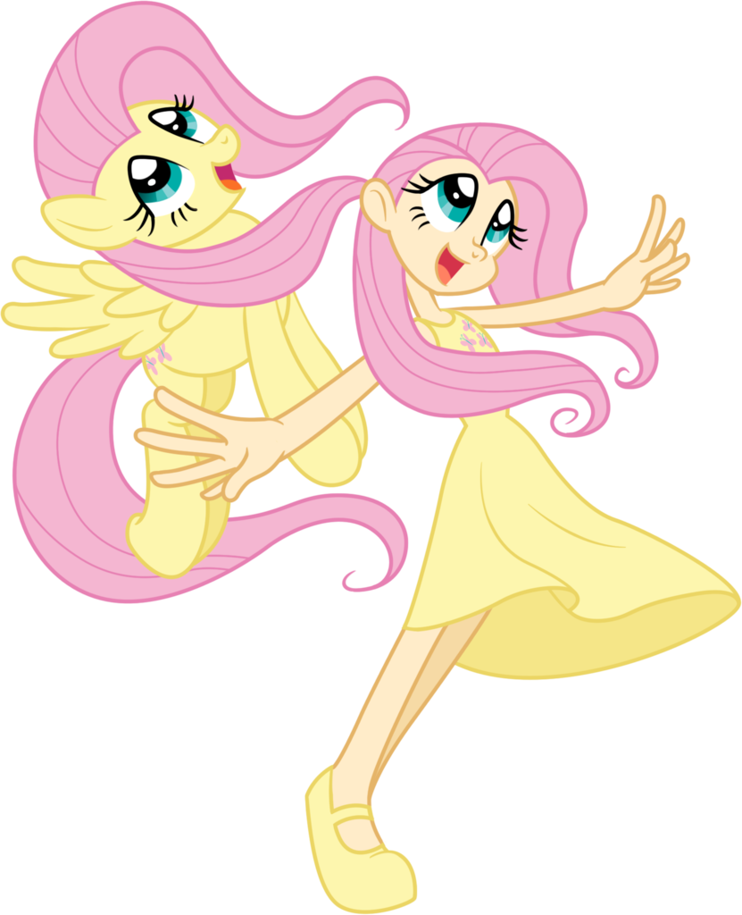 #431079 - safe, artist:trinityinyang, fluttershy, human, human ponidox ...